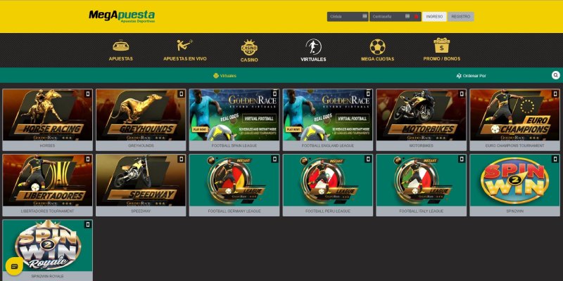 Megapuesta Colombia - Opiniones de Bonos, Deportes Virtuales y Más